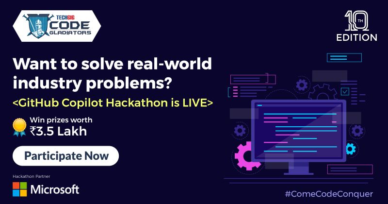 TechGig Code Gladiators on LinkedIn: Code Gladiators 2023 - India's ... TechGig Code Gladiators on LinkedIn: Code Gladiators 2023 - India's ...