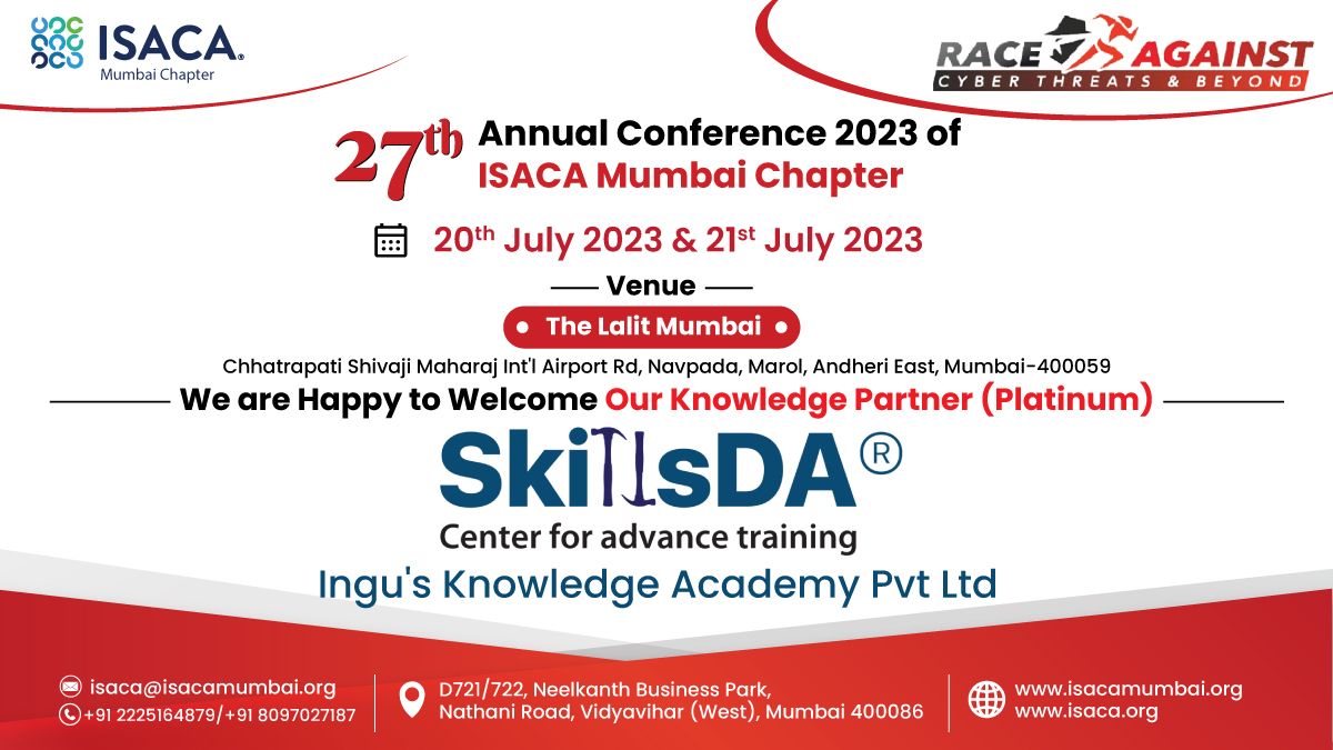 ISACA Mumbai Chapter on LinkedIn: #isaca #mumbaichapter #cism #cisa # ... ISACA Mumbai Chapter on LinkedIn: #isaca #mumbaichapter #cism #cisa # ...