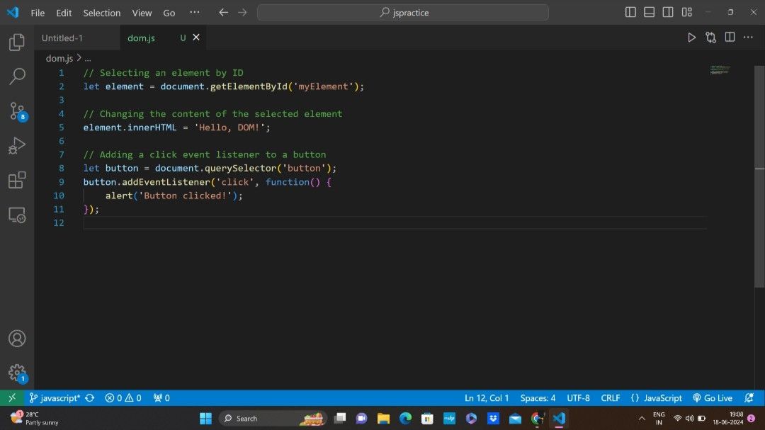 Akshay Waghral on LinkedIn: #javascript #webdevelopment #dom #coding Akshay Waghral on LinkedIn: #javascript #webdevelopment #dom #coding