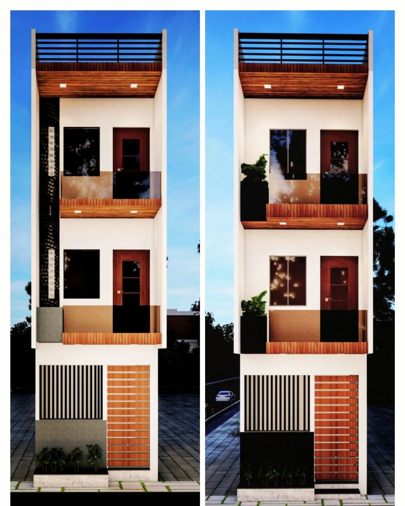 Gourav Rathore on LinkedIn: Small Modern Elevation Design Gourav Rathore on LinkedIn: Small Modern Elevation Design