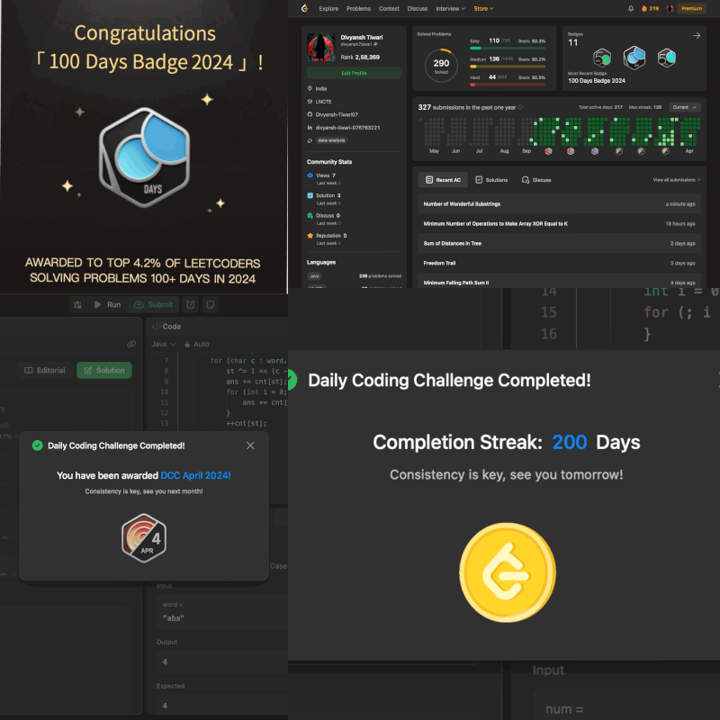 Divyansh Tiwari on LinkedIn: #200daysofcode #leetcode #codingjourney # ... Divyansh Tiwari on LinkedIn: #200daysofcode #leetcode #codingjourney # ...