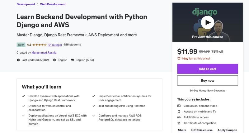 CodeWithMuh on LinkedIn: #django #aws CodeWithMuh on LinkedIn: #django #aws