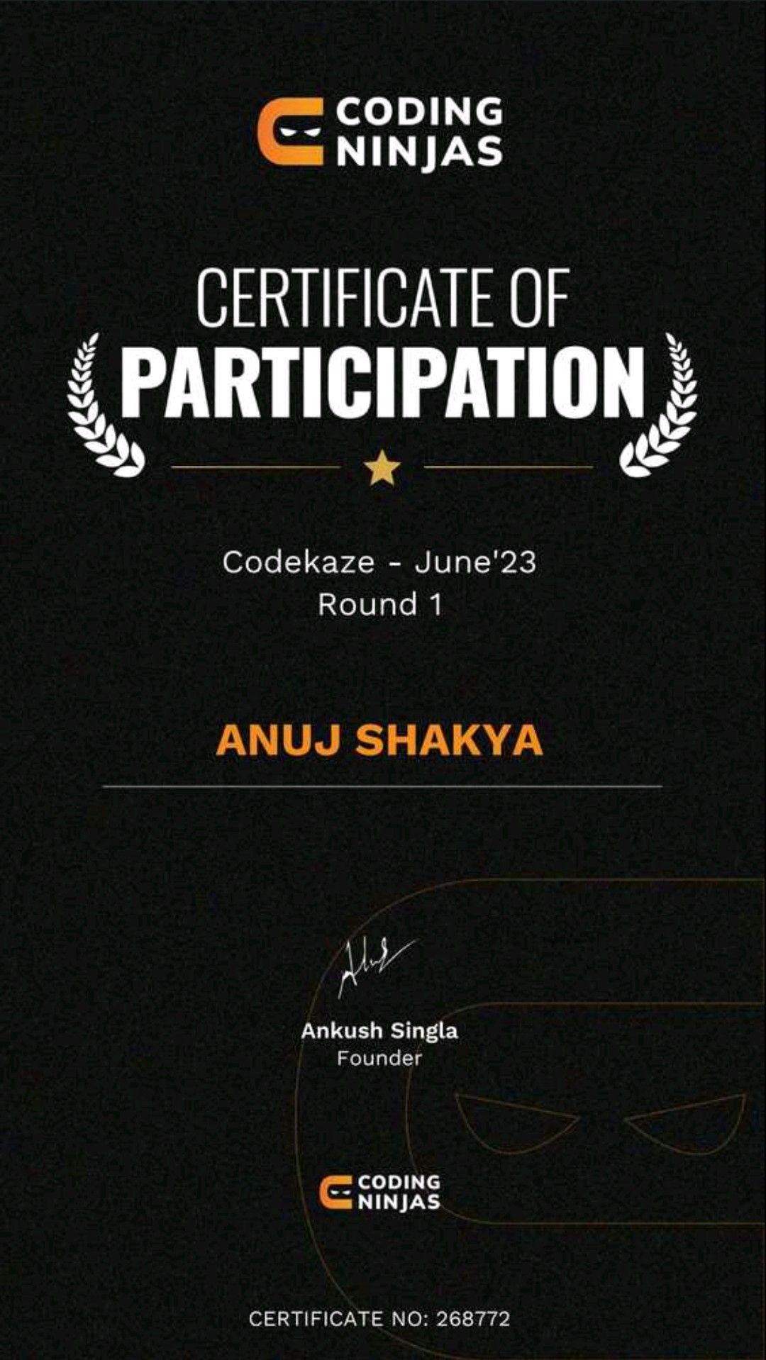 Anuj Shakya on LinkedIn: #codekaze #codingninja Anuj Shakya on LinkedIn: #codekaze #codingninja