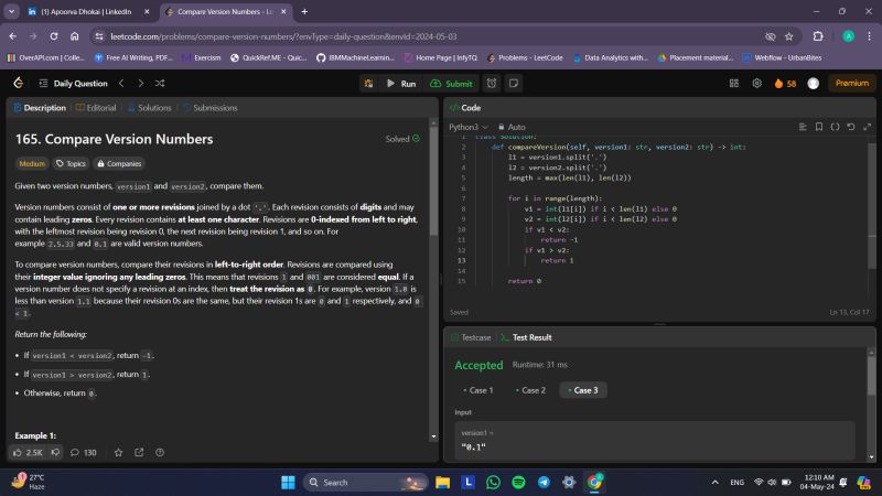 Apoorva Dhokai on LinkedIn: #50daysofcodingchallenge #leetcode ... Apoorva Dhokai on LinkedIn: #50daysofcodingchallenge #leetcode ...