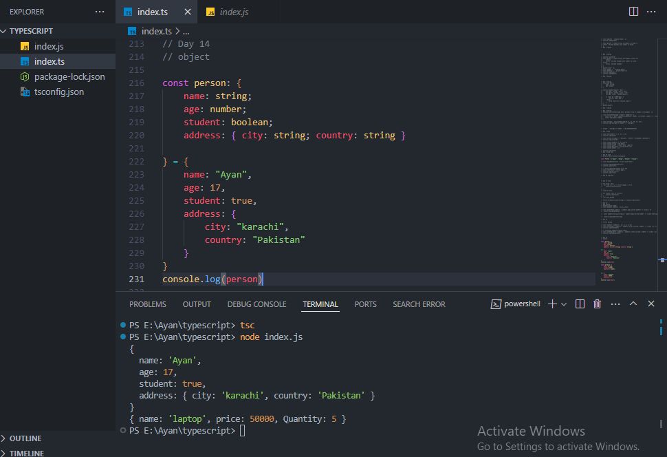 AYAN IMRAN on LinkedIn: #day14 #100daysofcode #typescript #codingjourney AYAN IMRAN on LinkedIn: #day14 #100daysofcode #typescript #codingjourney