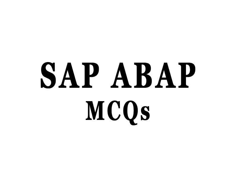 SAP Openings on LinkedIn: 80 SAP ABAP Multiple Choice Questions and Answers SAP Openings on LinkedIn: 80 SAP ABAP Multiple Choice Questions and Answers