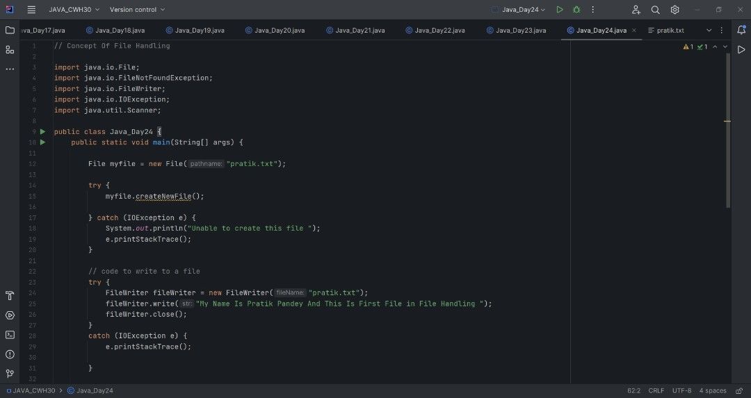 PRATIK PANDEY on LinkedIn: #30daysofcodingchallenge #javaprogramming # ... PRATIK PANDEY on LinkedIn: #30daysofcodingchallenge #javaprogramming # ...