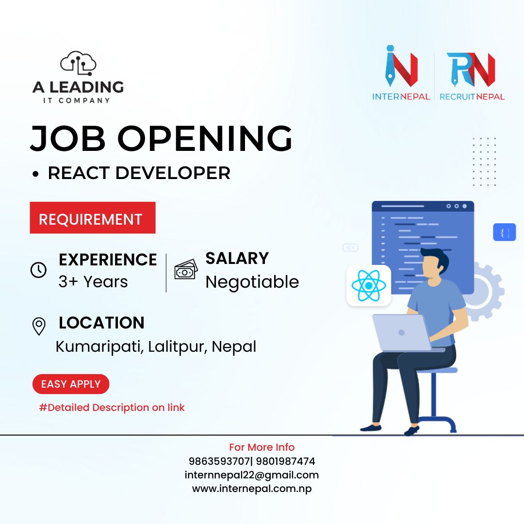 Intern Nepal on LinkedIn: #developer #react #frontend #team #design # ... Intern Nepal on LinkedIn: #developer #react #frontend #team #design # ...