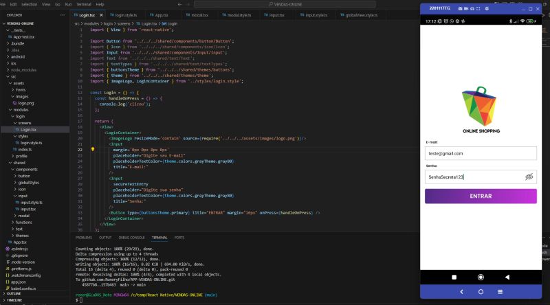 Ronery Filho no LinkedIn: #reactnative #react #javascript #mobile Ronery Filho no LinkedIn: #reactnative #react #javascript #mobile