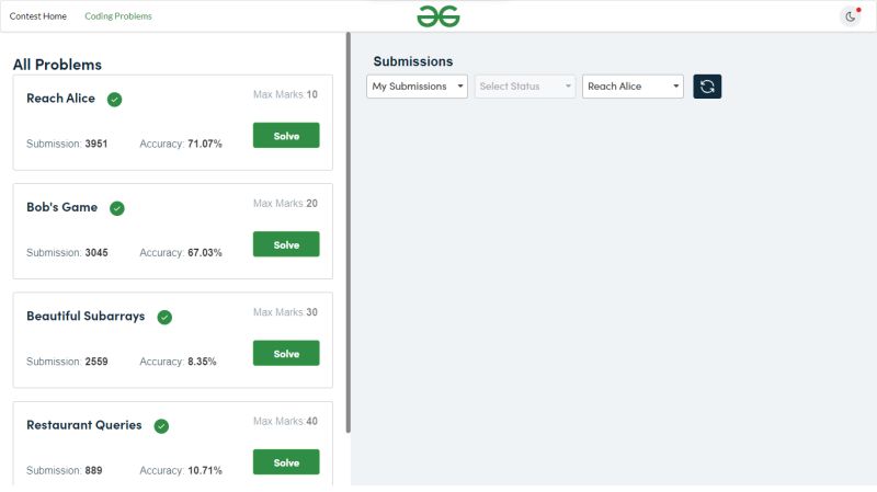 Dhananjoy Dey on LinkedIn: Solved all 4 problems of today's GFG weekly ... Dhananjoy Dey on LinkedIn: Solved all 4 problems of today's GFG weekly ...
