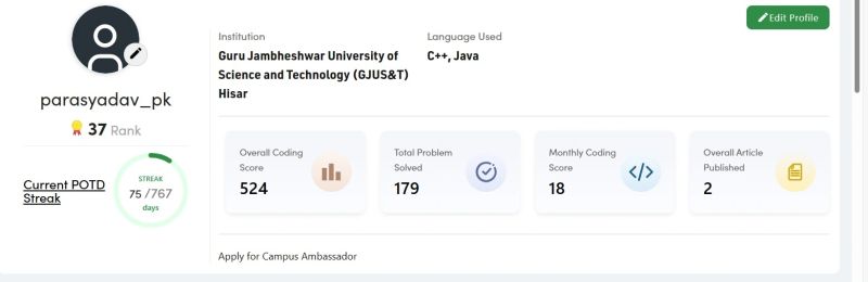 Paras Kumar on LinkedIn: #learningjourney #problemsolving #dsa # ... Paras Kumar on LinkedIn: #learningjourney #problemsolving #dsa # ...