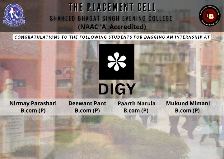 The Placement Cell, Shaheed Bhagat Singh Evening College, University of ... The Placement Cell, Shaheed Bhagat Singh Evening College, University of ...
