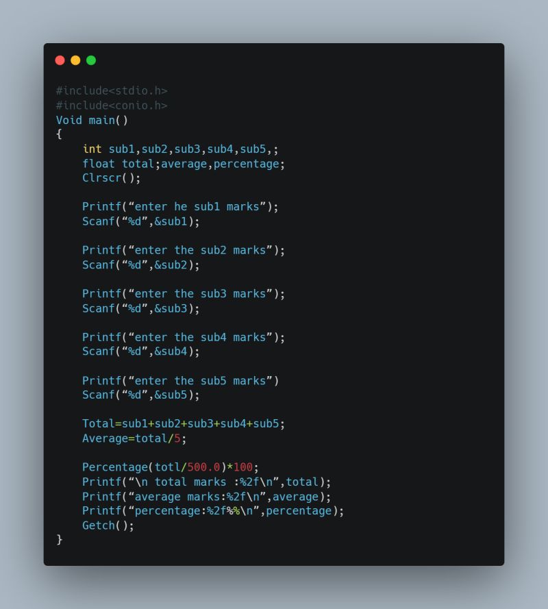 Akshay Patil on LinkedIn: WRITE C PROGRAMM TO SUM TOTAL OF FIVE ... Akshay Patil on LinkedIn: WRITE C PROGRAMM TO SUM TOTAL OF FIVE ...