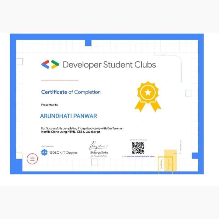 Arundhati Panwar on LinkedIn: #certificationachievement #careergrowth Arundhati Panwar on LinkedIn: #certificationachievement #careergrowth