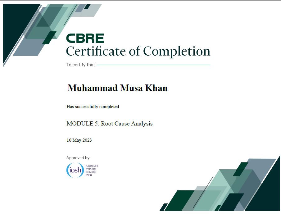 Muhammad Musa Khan on LinkedIn: Completed. Muhammad Musa Khan on LinkedIn: Completed.