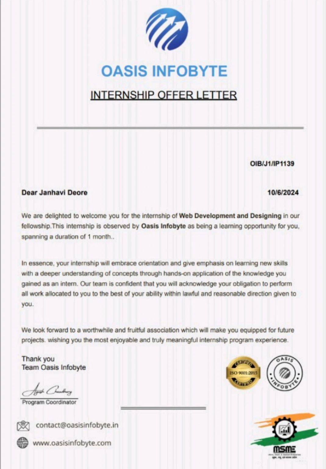 Janhavi Deore on LinkedIn: #internship #webdevelopment #designing # ... Janhavi Deore on LinkedIn: #internship #webdevelopment #designing # ...