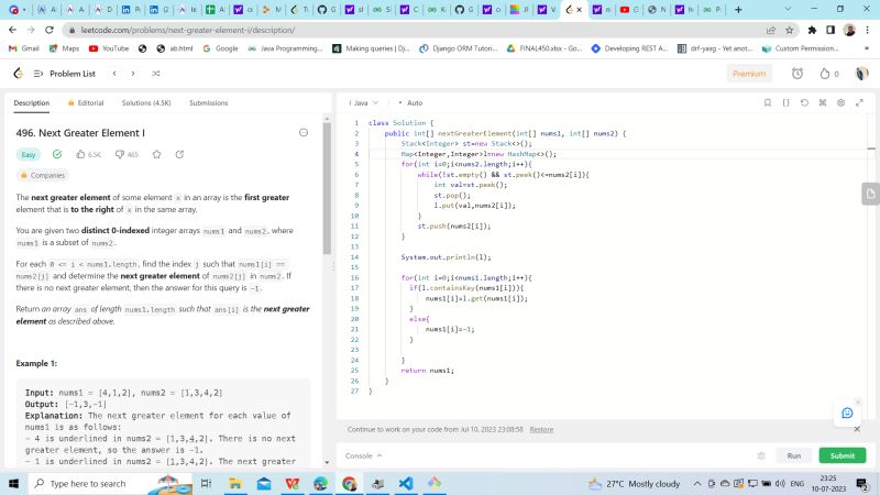 kumar Gaurav on LinkedIn: #nextgreaterelement #leetcode #days7 # ... kumar Gaurav on LinkedIn: #nextgreaterelement #leetcode #days7 # ...