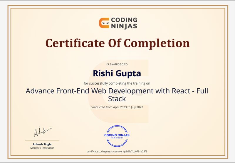 Rishi Gupta on LinkedIn: #reactjs #webdevelopment #continuouslearning # ... Rishi Gupta on LinkedIn: #reactjs #webdevelopment #continuouslearning # ...