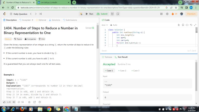 om lathiya on LinkedIn: #leetcodechalleng #problem om lathiya on LinkedIn: #leetcodechalleng #problem