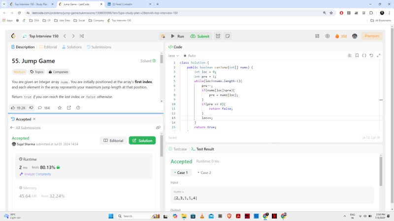 Sujal Sharma on LinkedIn: #leetcode #coding #problemsolving # ... Sujal Sharma on LinkedIn: #leetcode #coding #problemsolving # ...