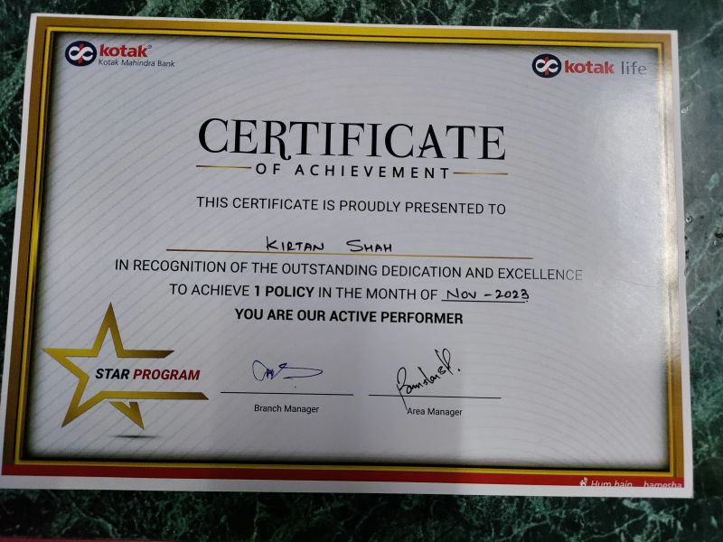 Kirtan Shah on LinkedIn: #kotaklife #kotakmahindrabankltd # ... Kirtan Shah on LinkedIn: #kotaklife #kotakmahindrabankltd # ...