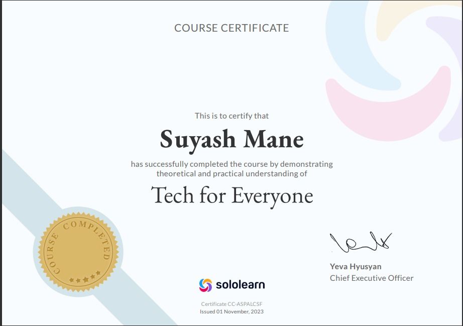 Suyash Mane on LinkedIn: #sololearn #technology #techblog # ... Suyash Mane on LinkedIn: #sololearn #technology #techblog # ...