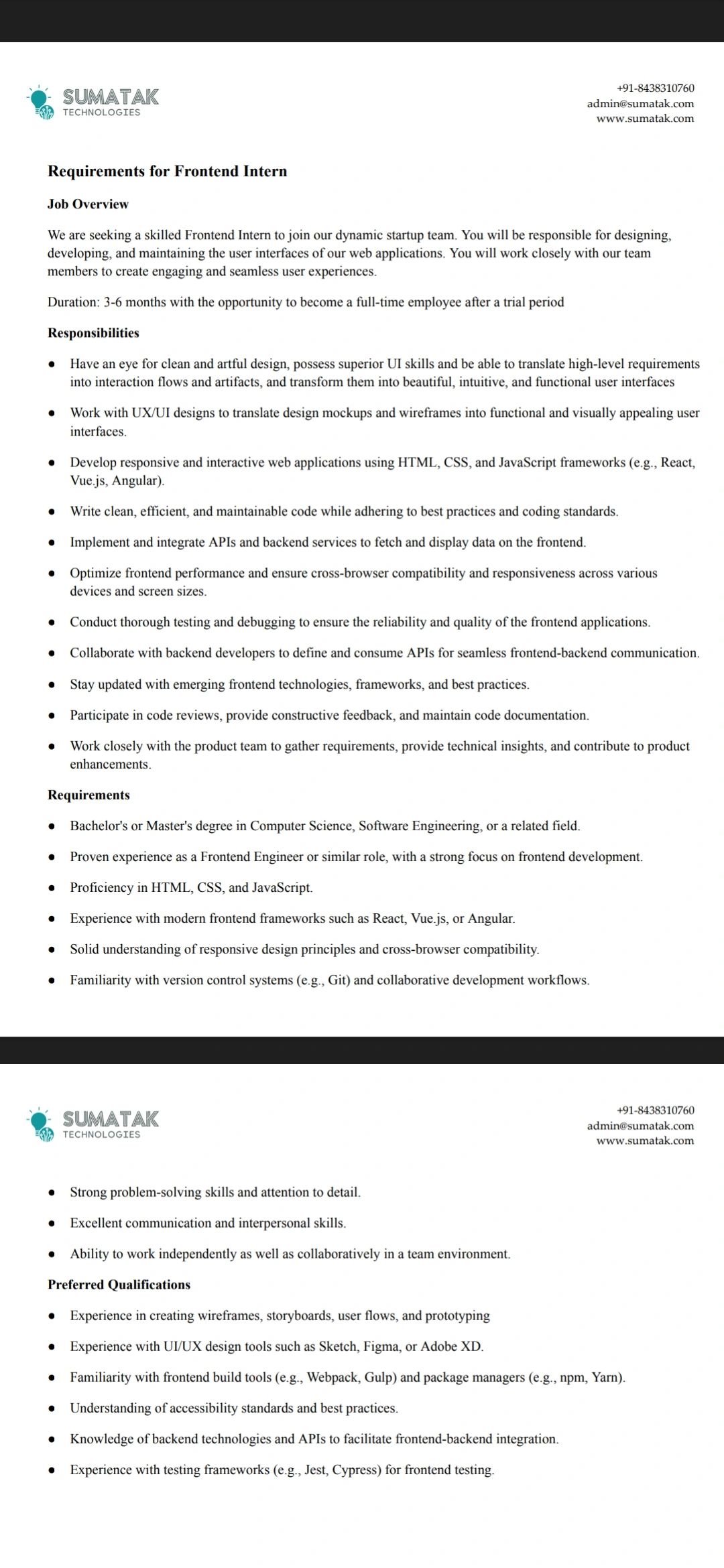 Sanjeshwaran Babu on LinkedIn: #intern #intern2024 #internship # ... Sanjeshwaran Babu on LinkedIn: #intern #intern2024 #internship # ...