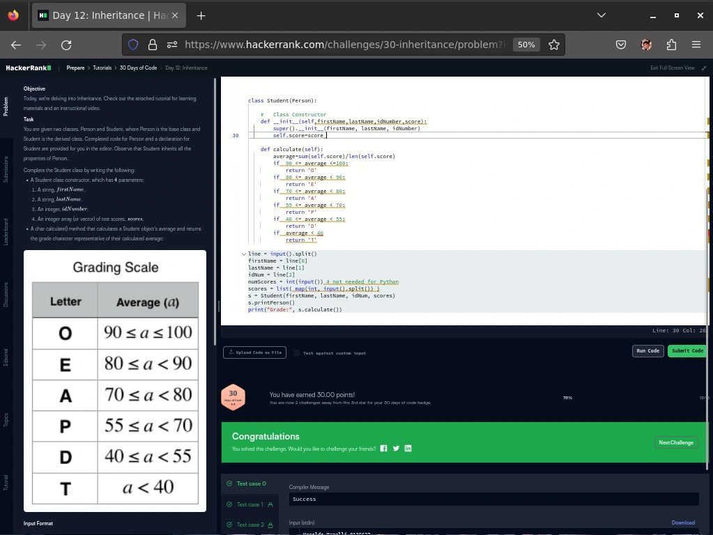 Baban Jadhav on LinkedIn: #100daysofcode #python #codingchallenge #oop ... Baban Jadhav on LinkedIn: #100daysofcode #python #codingchallenge #oop ...
