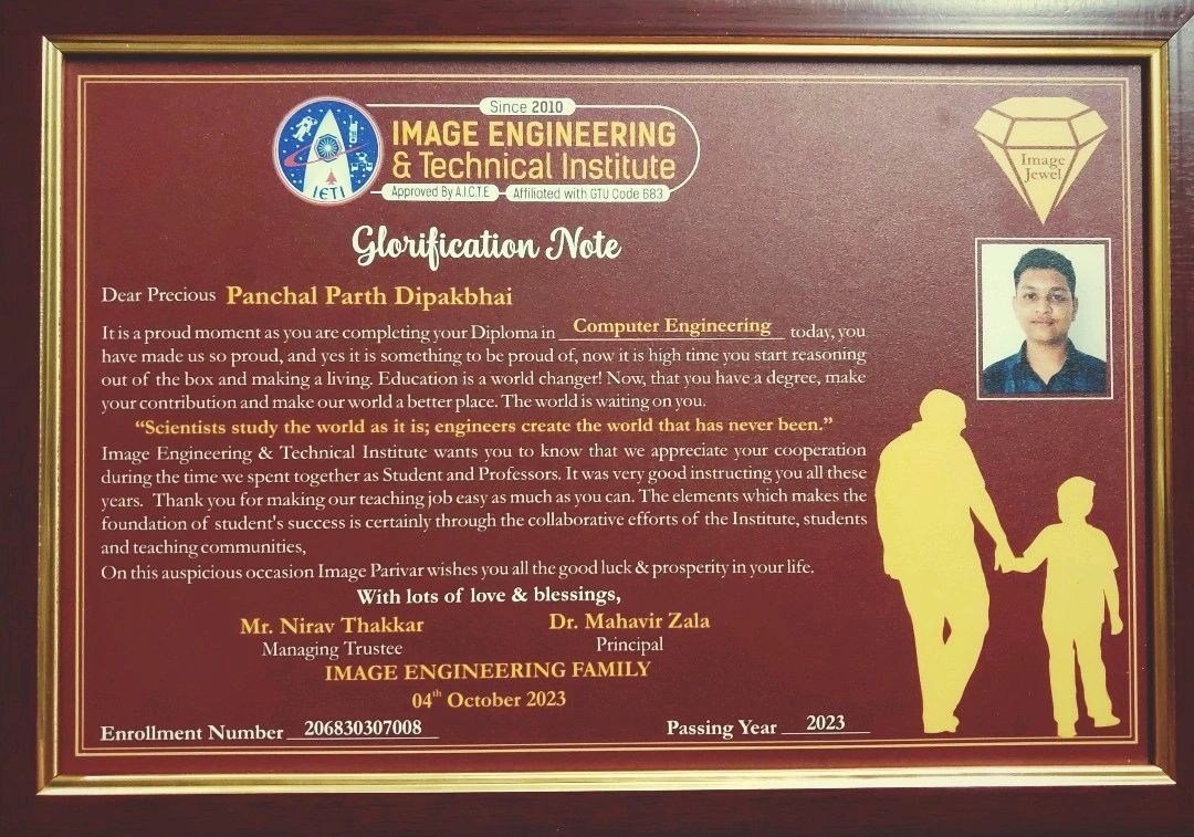Parth Panchal on LinkedIn: Really excited 😇 to share that I have ... Parth Panchal on LinkedIn: Really excited 😇 to share that I have ...