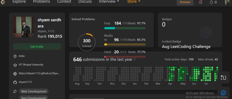shyam sardhara on LinkedIn: #leetcode #codingjourney #problemsolving # ... shyam sardhara on LinkedIn: #leetcode #codingjourney #problemsolving # ...