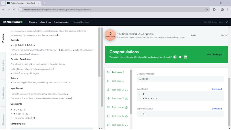 ANISH KUMAR SINGH on LinkedIn: #100dayscodechallenge #hackerrank # ... ANISH KUMAR SINGH on LinkedIn: #100dayscodechallenge #hackerrank # ...