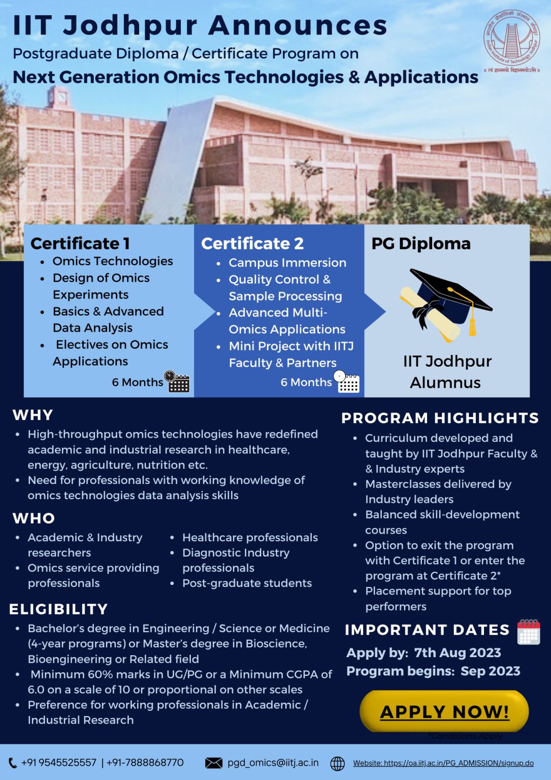 Bioscience and Bioengineering, IIT Jodhpur on LinkedIn: IIT Jodhpur ... Bioscience and Bioengineering, IIT Jodhpur on LinkedIn: IIT Jodhpur ...