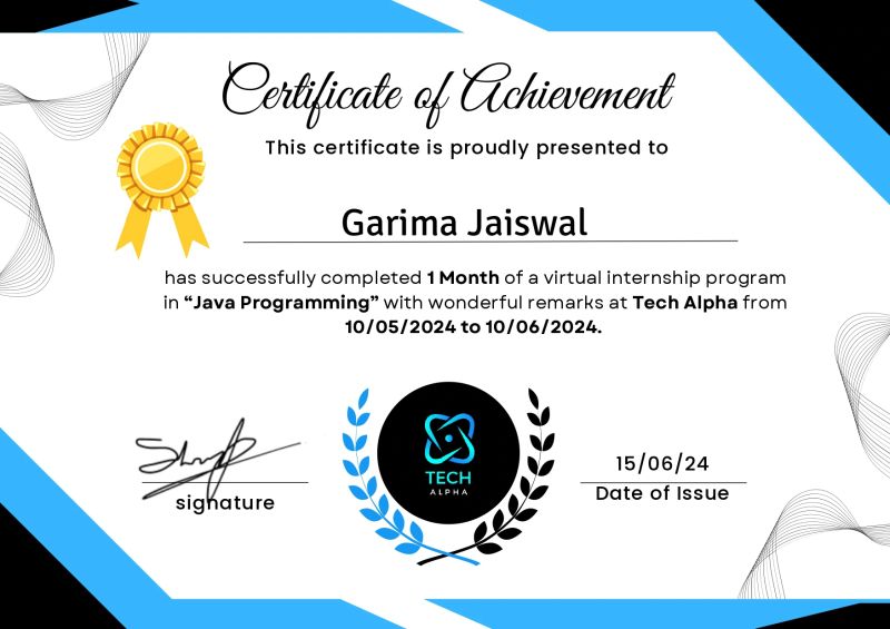 Garima Jaiswal on LinkedIn: #internship #tech Garima Jaiswal on LinkedIn: #internship #tech
