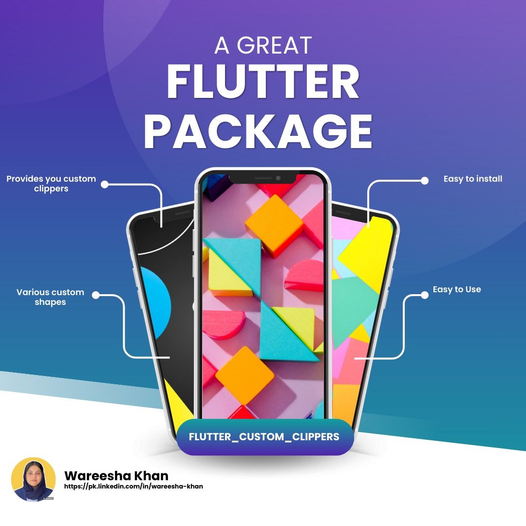 Wareesha Khan on LinkedIn: #flutter #flutter_custom_clippers Wareesha Khan on LinkedIn: #flutter #flutter_custom_clippers
