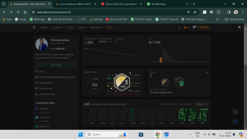 Shrinivas Kathare on LinkedIn: #leetcodechallenge #consistency # ... Shrinivas Kathare on LinkedIn: #leetcodechallenge #consistency # ...