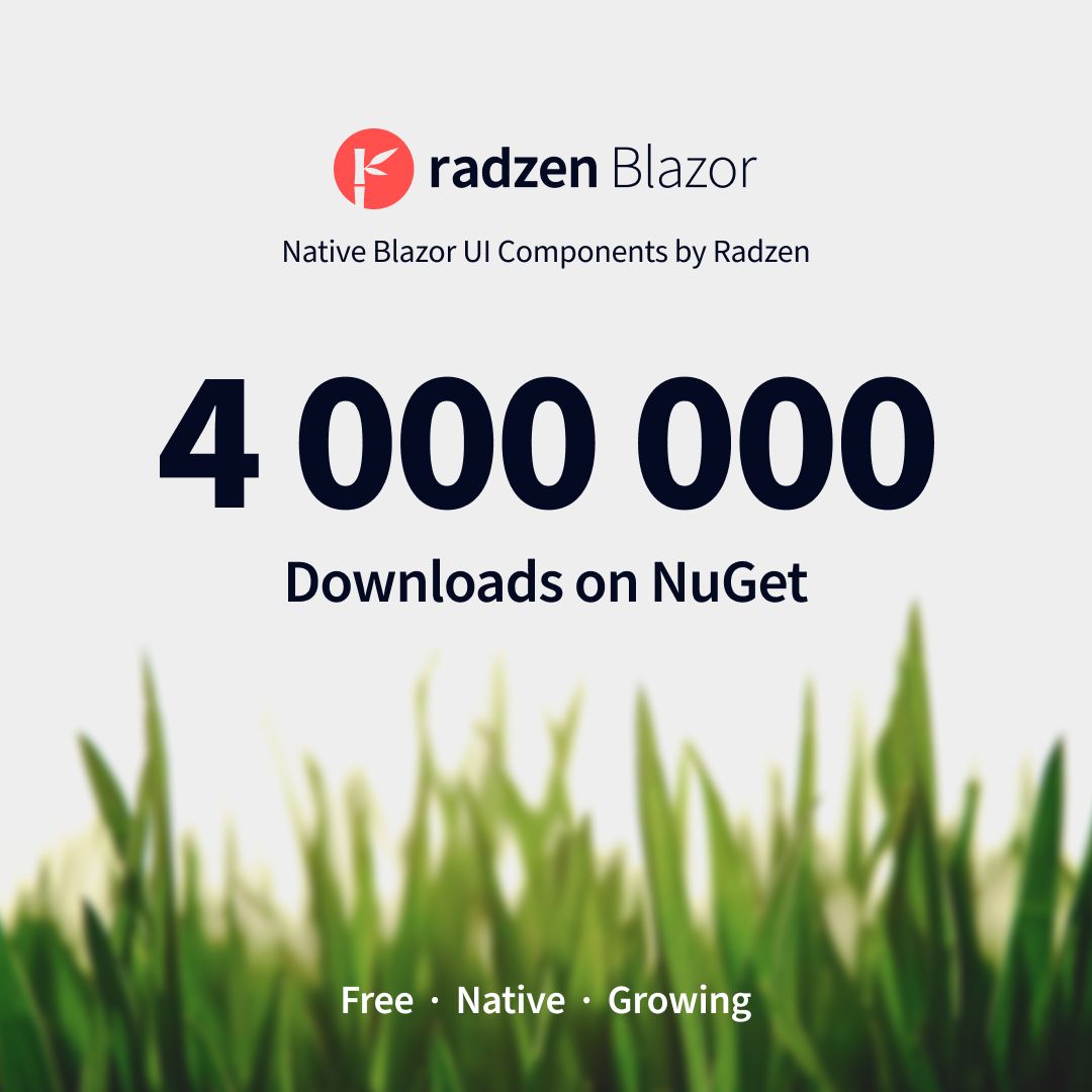 Radzen on LinkedIn: #grateful #blazor #dotnet #programming # ... Radzen on LinkedIn: #grateful #blazor #dotnet #programming # ...