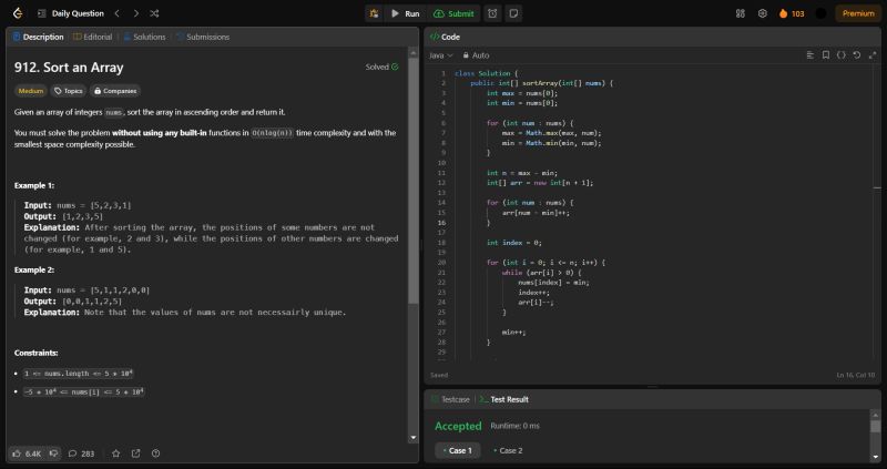 Khushi Agarwal on LinkedIn: #leetcode #programming #algorithm #sorting ... Khushi Agarwal on LinkedIn: #leetcode #programming #algorithm #sorting ...