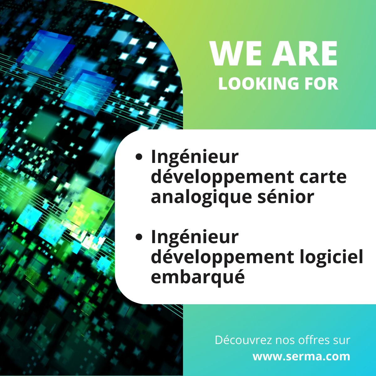 SERMA INGENIERIE sur LinkedIn : Offres d’emploi SERMA INGENIERIE sur LinkedIn : Offres d’emploi