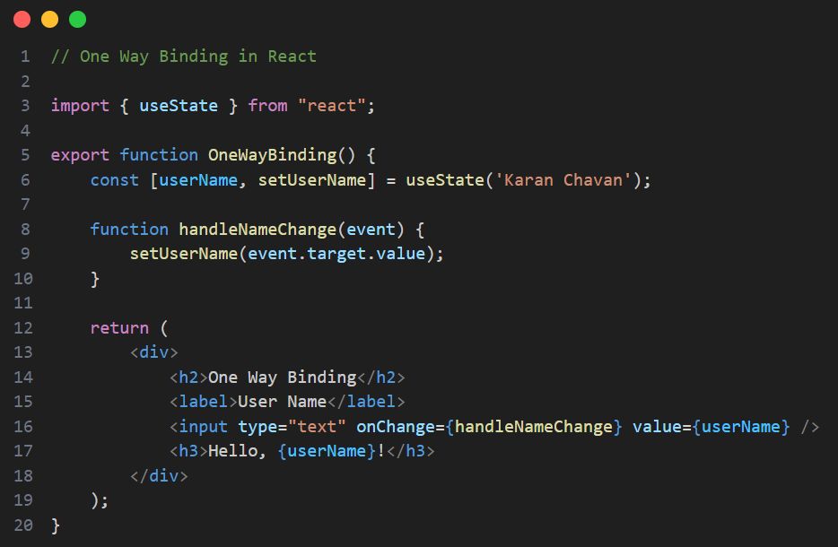 Karan Chavan on LinkedIn: #react #webdevelopment #coding #javascript # ... Karan Chavan on LinkedIn: #react #webdevelopment #coding #javascript # ...