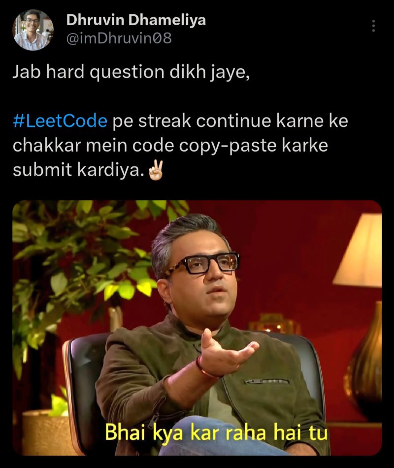 Dhruvin Dhameliya on LinkedIn: #leetcode #dsa #softwareengineering # ... Dhruvin Dhameliya on LinkedIn: #leetcode #dsa #softwareengineering # ...