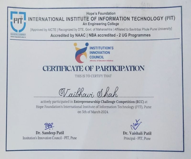 Vaibhavi Shah on LinkedIn: #ecc #entrepreneurshipchallengecompetition # ... Vaibhavi Shah on LinkedIn: #ecc #entrepreneurshipchallengecompetition # ...