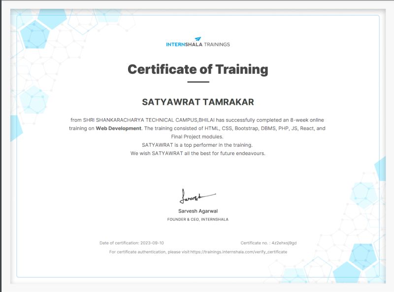 SATYAWRAT TAMRAKAR on LinkedIn: #html #css #reactjs #javascript #php # ... SATYAWRAT TAMRAKAR on LinkedIn: #html #css #reactjs #javascript #php # ...