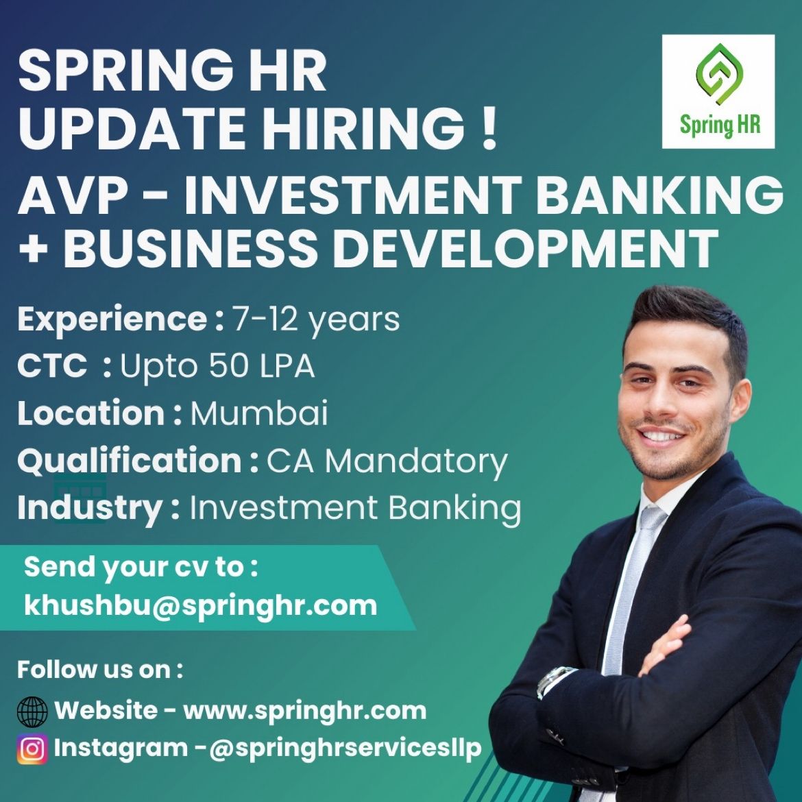 Khushbu Shah Gandhi on LinkedIn: Urgently Hiring for an AVP Investment ... Khushbu Shah Gandhi on LinkedIn: Urgently Hiring for an AVP Investment ...
