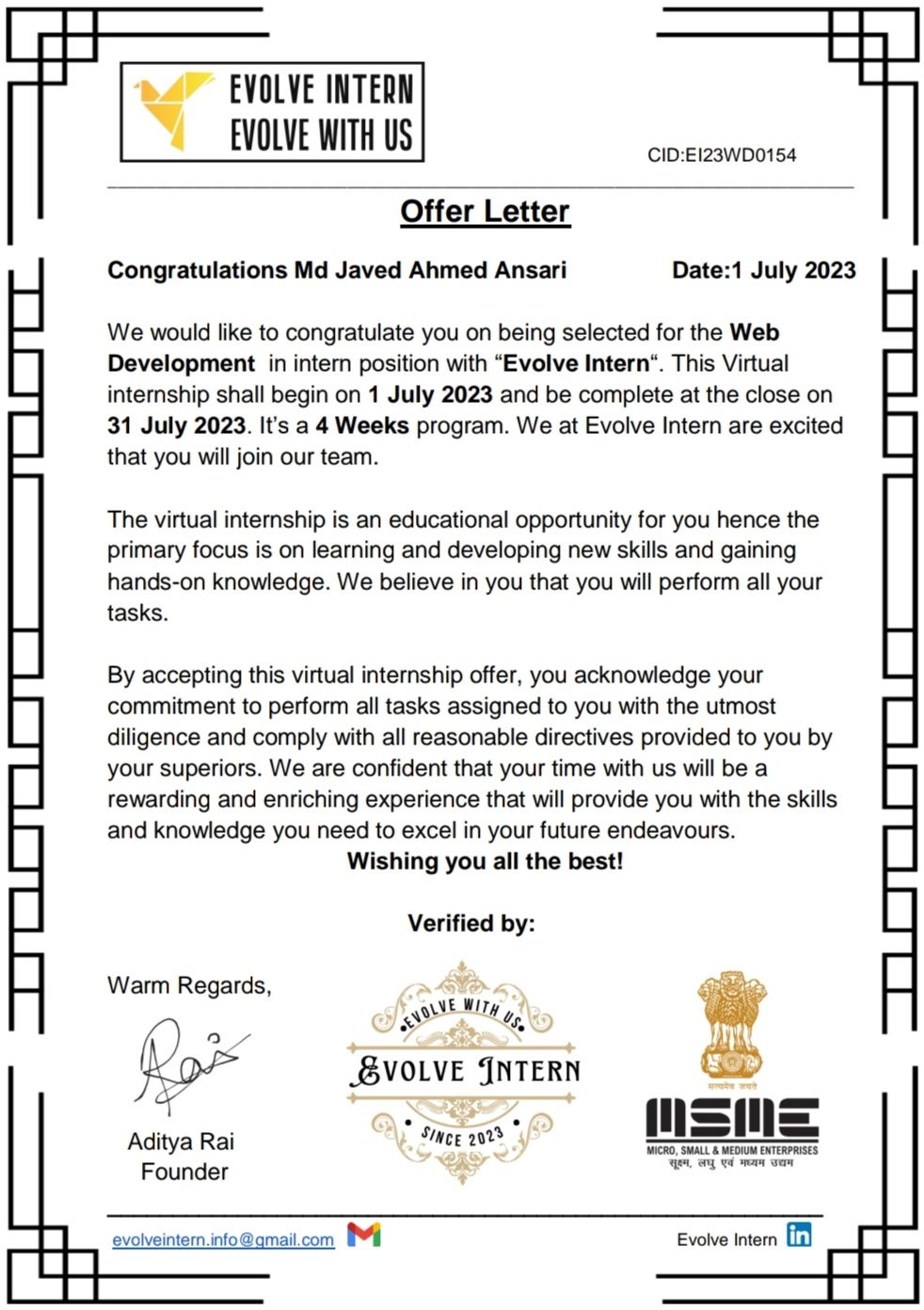JAVED ANSARI on LinkedIn: #webdevelopment #internship #coding JAVED ANSARI on LinkedIn: #webdevelopment #internship #coding