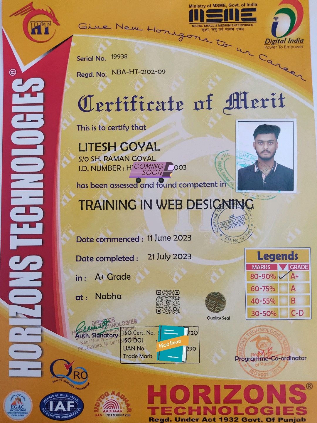 Litesh Goyal on LinkedIn: #webdesign #training #msme # ... Litesh Goyal on LinkedIn: #webdesign #training #msme # ...