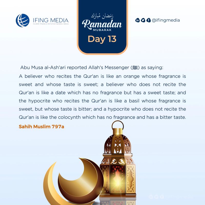 IFING MEDIA on LinkedIn: #hadithoftheday #hadith #ramadan #ramadan2024 ... IFING MEDIA on LinkedIn: #hadithoftheday #hadith #ramadan #ramadan2024 ...