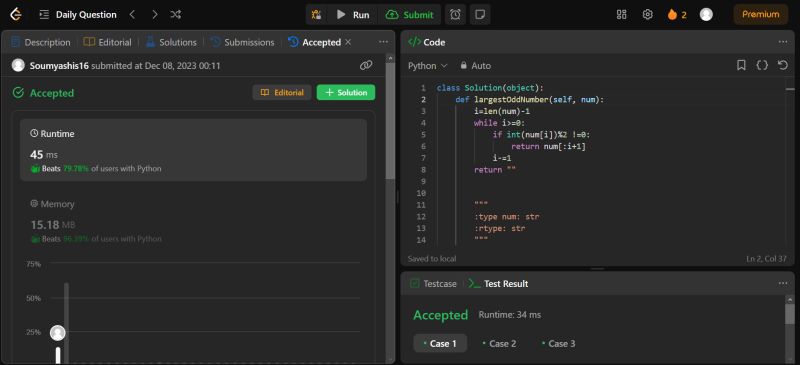 Soumyashis Sarkar on LinkedIn: #100daysofcode #leetcode # ... Soumyashis Sarkar on LinkedIn: #100daysofcode #leetcode # ...