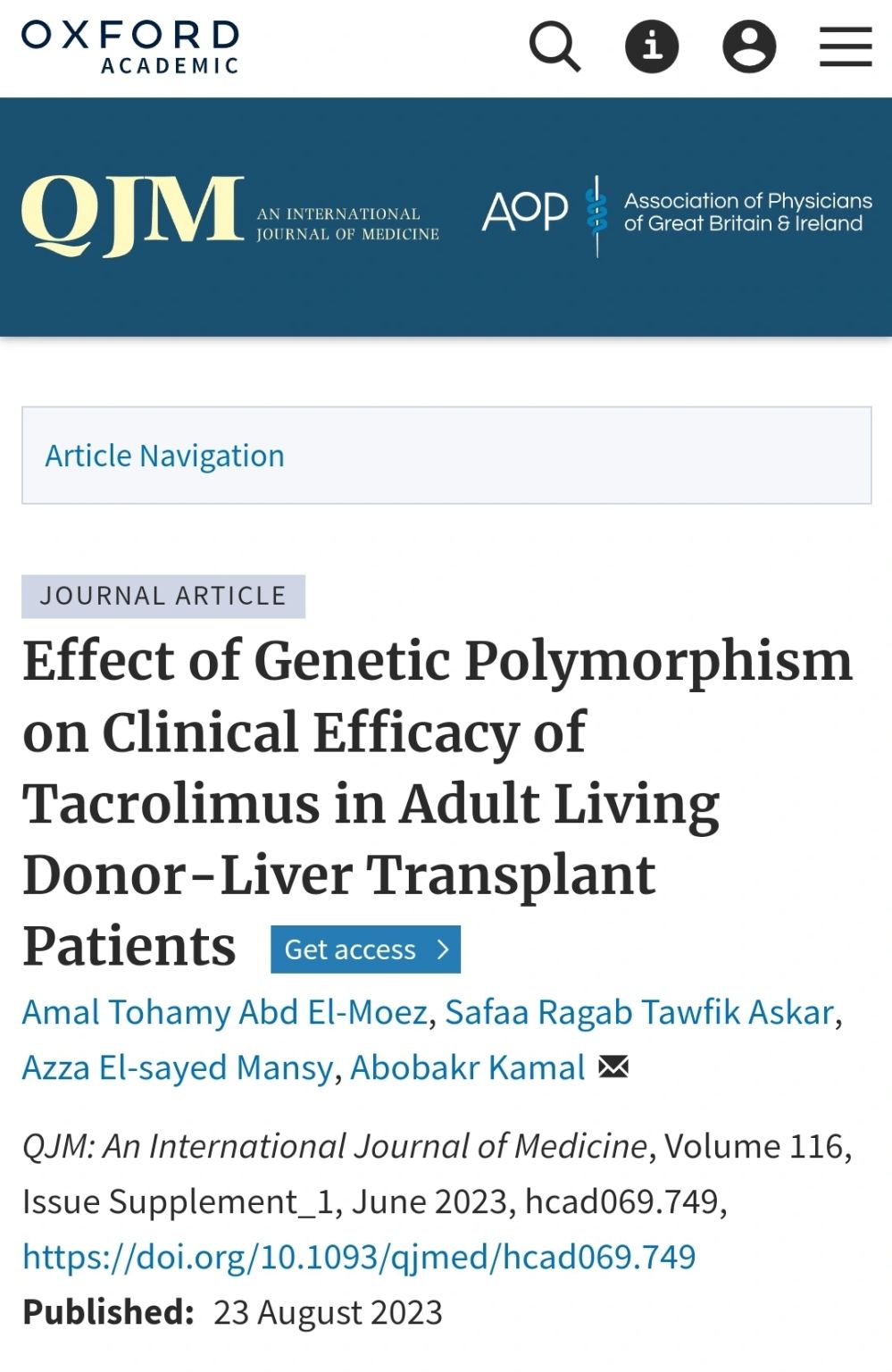 Abobakr Talha on LinkedIn: I'm happy to announce that my research was ... Abobakr Talha on LinkedIn: I'm happy to announce that my research was ...