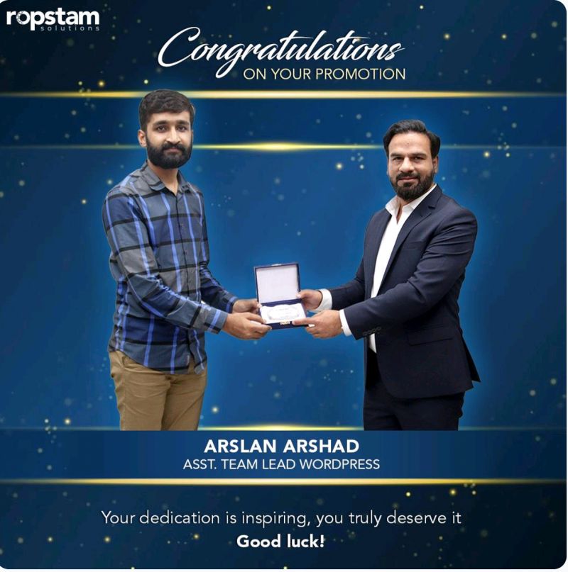 Arslan Arshad on LinkedIn: #teamlead #wordpress #grateful | 26 comments Arslan Arshad on LinkedIn: #teamlead #wordpress #grateful | 26 comments