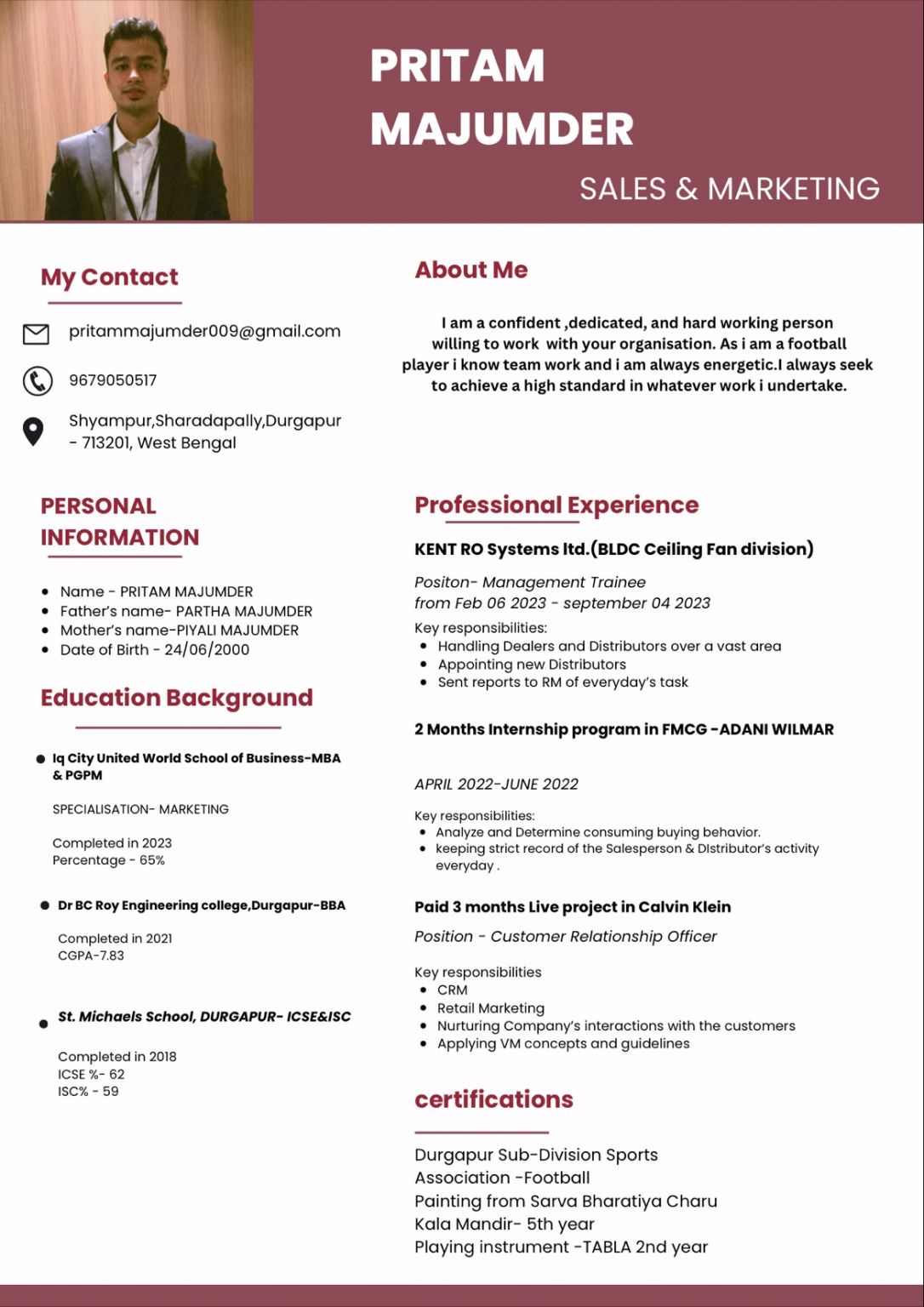 Pritam Majumder on LinkedIn: Hii , I am Pritam Majumder from Durgapur ... Pritam Majumder on LinkedIn: Hii , I am Pritam Majumder from Durgapur ...